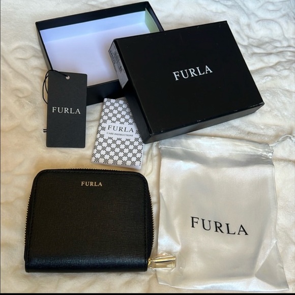 Furla | Bags | Furla Classic Zip Around Saffiano Leather Wallet | Poshmark